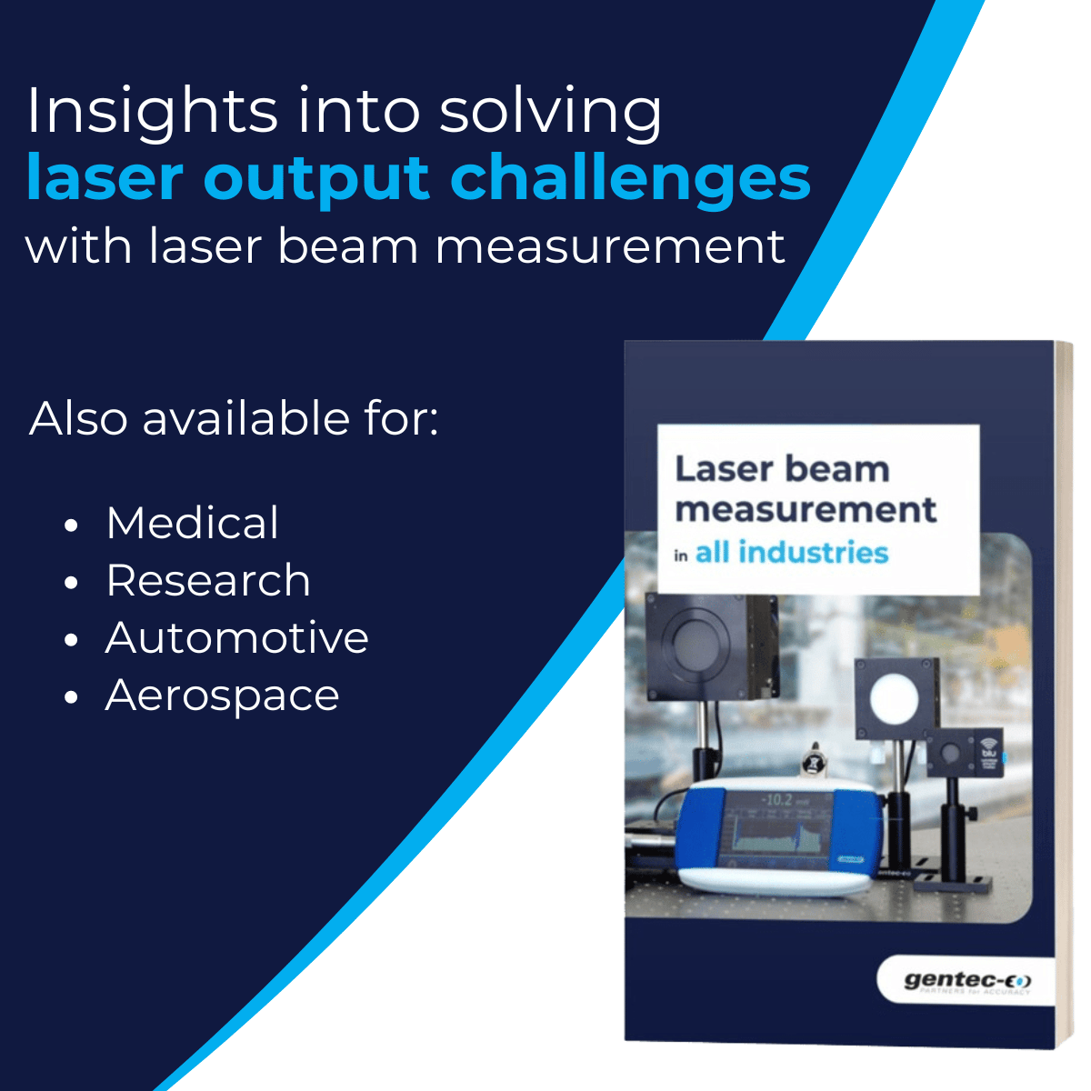 Laser beam measurement guide - Gentec-EO